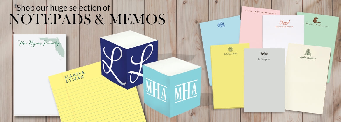 Complete Selection of Quality Personalized Notepads