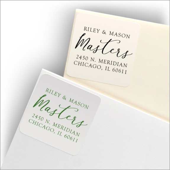 Masters Square Labels