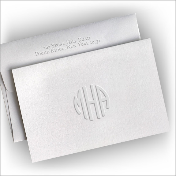DYO Embossed Notes - Monogram