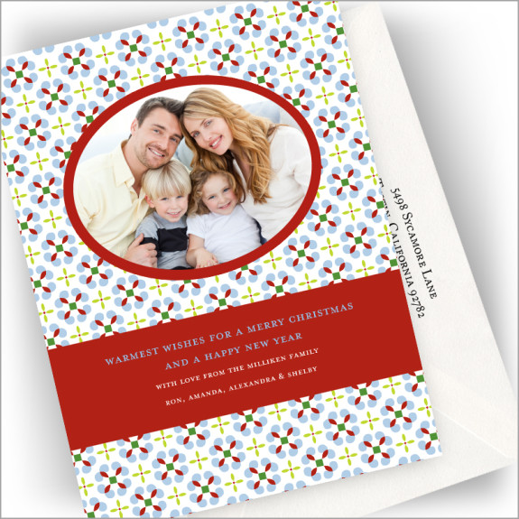 Winter Pattern Photo Cards