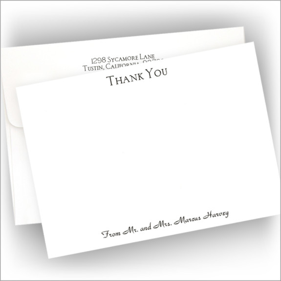 All-in-One Correspondence Cards | Name and Address Correspondence Card