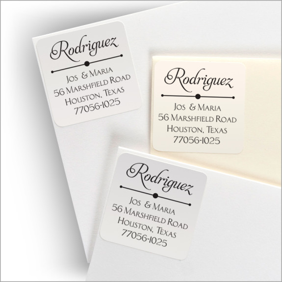 Definitive Square Labels