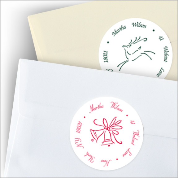 DYO Round Address Labels