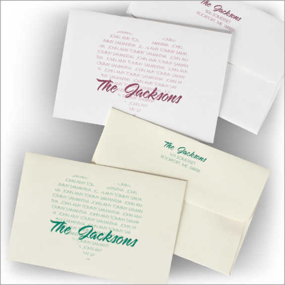 Heart of the Family Notes | Heart of the Family Fold Notes