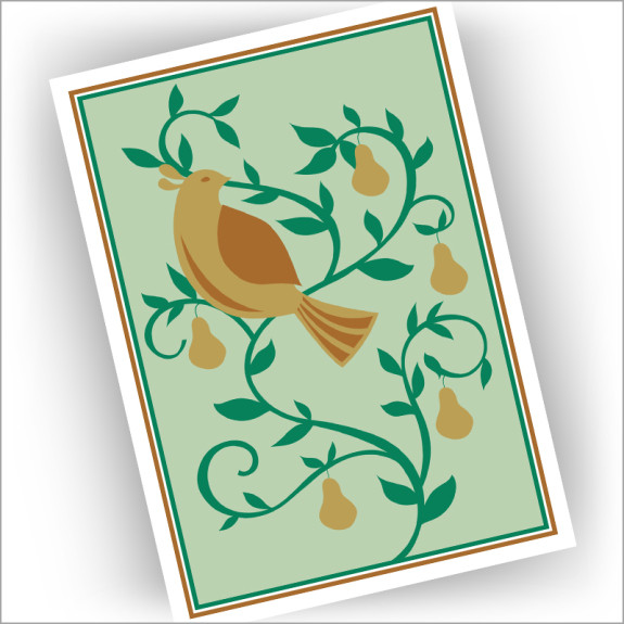 Partridge in Pear Tree Christmas Cards