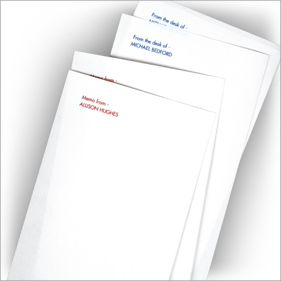 Personal Memo Sheets - 200 Padded Sheets