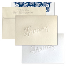 Embossed Stationery & Embossed Monogrammed Products