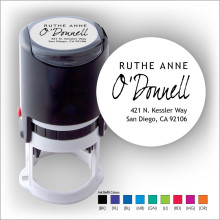 Personalized Return Address Stamps & Round Stampers