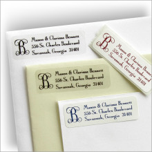 Custom Printed Personalized Return Address Labels Rolls